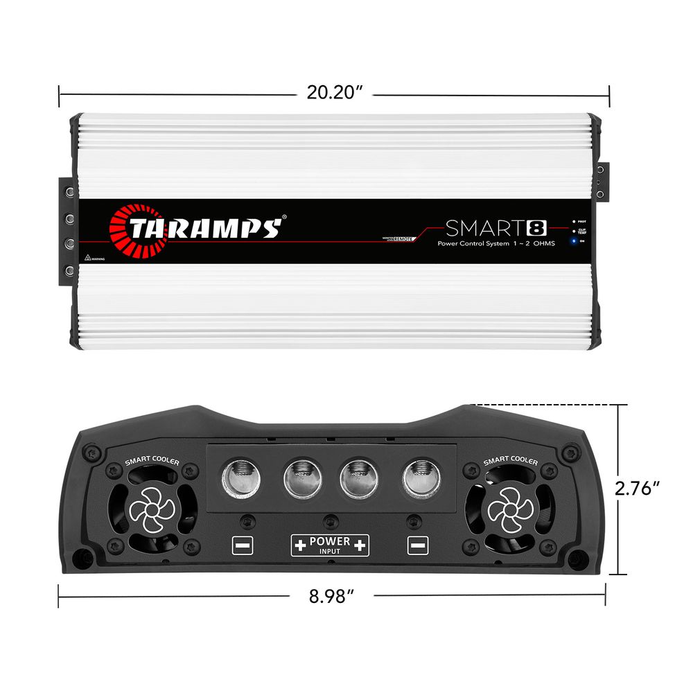 SMART8 8000 Car Audio Amplifier Worldwide Free Shipping | Taramps Store ...