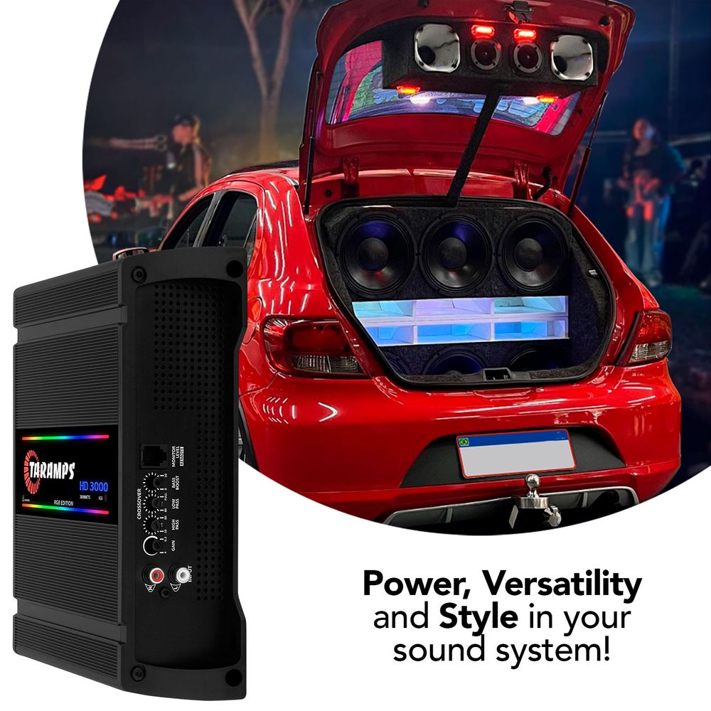 HD 3000 Black RGB Amplifier Free Shipping Worldwide | Taramps Store - Taramps Store