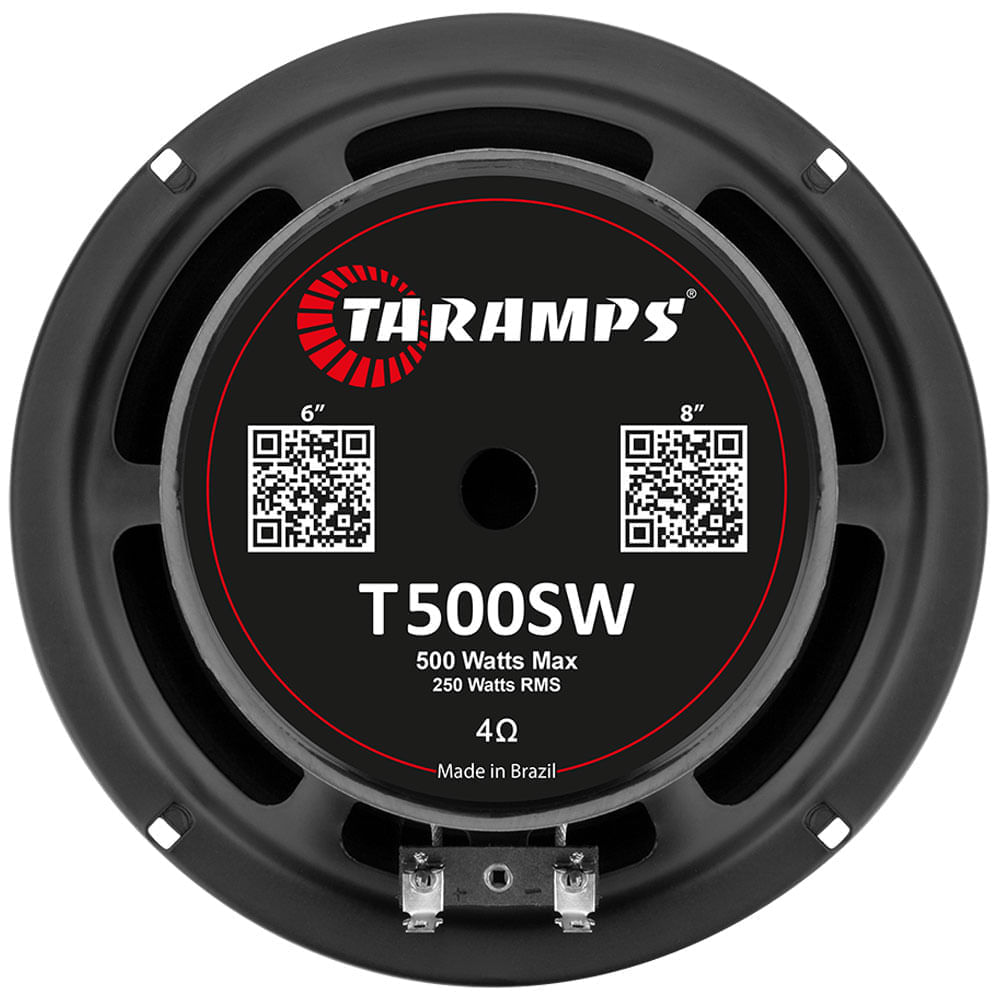 Taramps T 500 SW 250 Watts RMS Subwoofer - Taramps Store