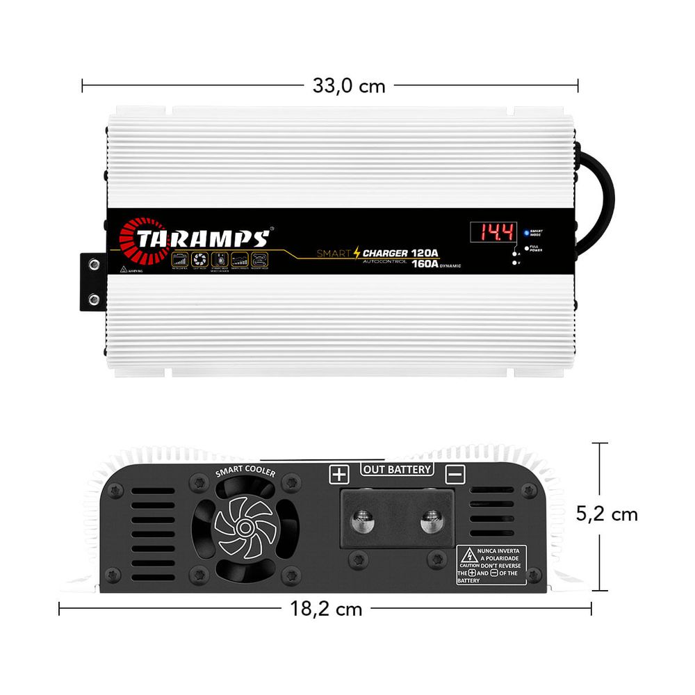 Smart Charger 120A-160A Power Supply Free Shipping Worlwide | Taramps ...