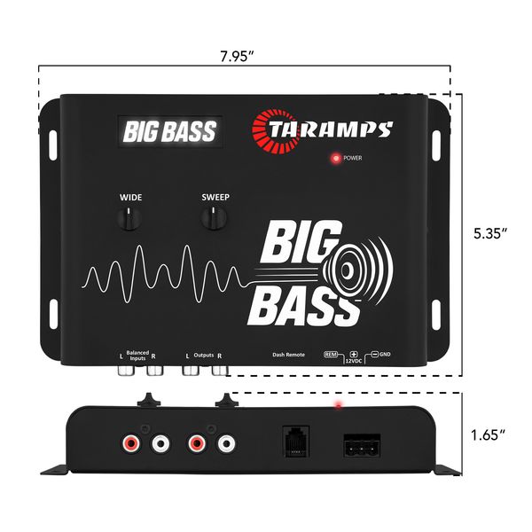 Taramps Big Bass DSP, Deep Bass Processor for Car Audio Systems ...