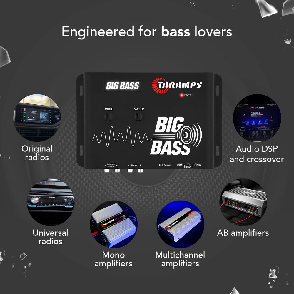 Big Bass DSP, Deep Bass Processor for Car Audio Systems - Taramps Store
